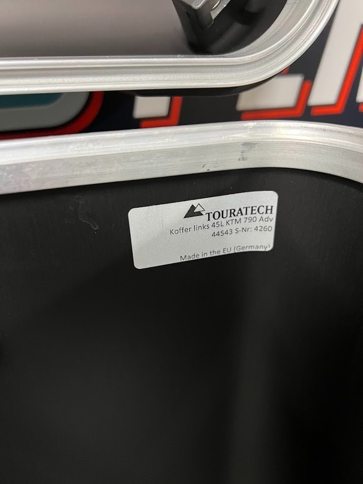 KTM Powerparts Touratech 45L & 31L Side Cases 790/890 63512922000 ...