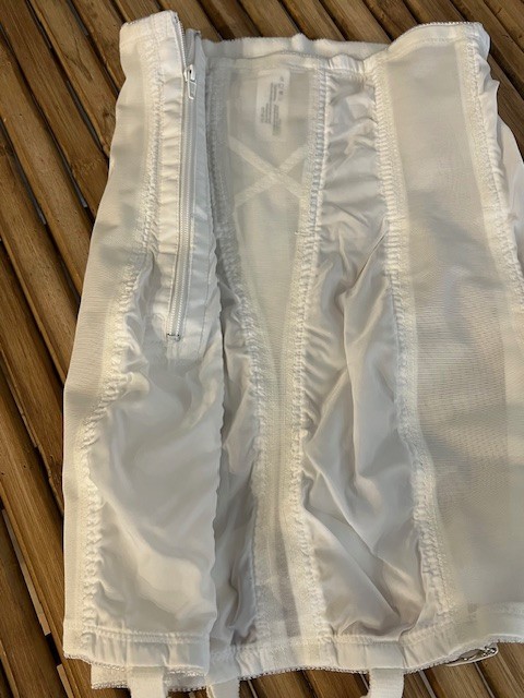 BY RAGO # 1294 HIGH WAIST OPEN BOTTOM GIRDLE CORSET SHAPER w/ BONING 2X ...