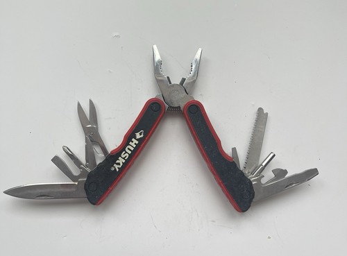 Husky Multi-Tool Lot of 3 Stainless Steel Knife Pliers Gray, EDC, Fast ...