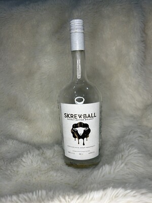SKREWBALL 1L PEANUT BUTTER Whiskey Empty Clear Glass Bottle & Cap | eBay