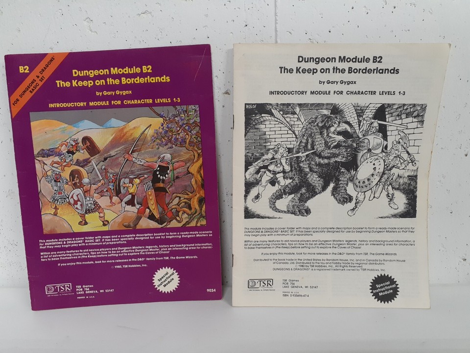 1978 2nd Ed Dungeon & Dragons Basic Box Set. Gary Gygax, Dave Ameson ...