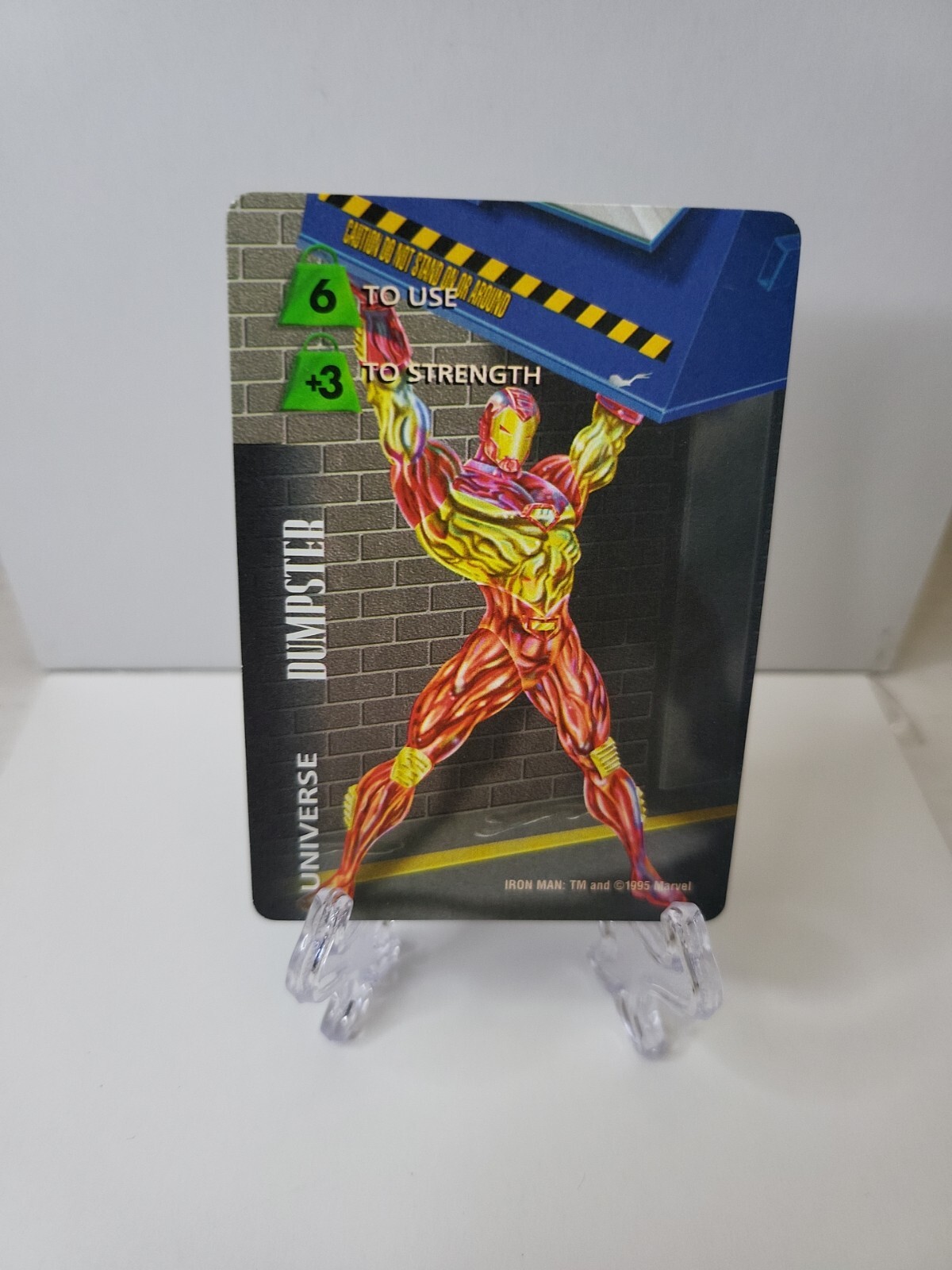Marvel Overpower UNIVERSE Card Single DUMPSTER Iron Man (Strength) | eBay