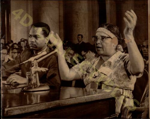 Vintage Press Photograph 1969 Martha Grass Native American Testifying ...