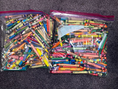 Bulk Crayon Lot 6+ Pounds mixed brand color crayons broken and new ...