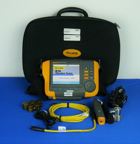 Fluke 810 4 Channel Vibration Tester for DC Motors / Laser Tachometer ...