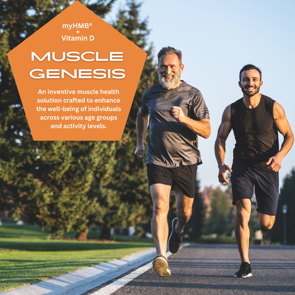 Muscle Genesis HMB Mens Supplement Muscle Aging Strength Recovery ...