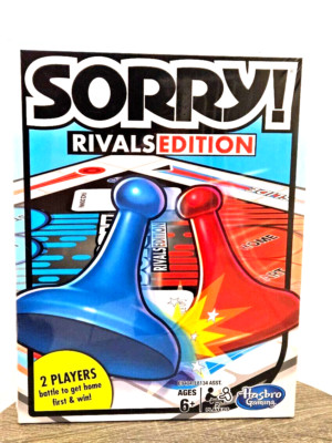 Hasbro board Games: Sorry! Rivals Edition 2 players Board Games MIB ...