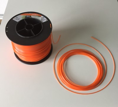 Genuine STIHL 2.4mm x 30mtr Square Cut Strimmer Line, Cord, For Grass ...