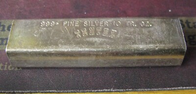 Vintage Tentex 10 ounce .999 SILVER Bar - Kit Kat 10 oz | eBay
