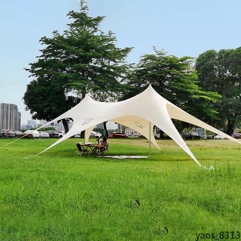 Super Large Trap Butterfly shape Outdoor Camp Tent 8*5m Projected area ...