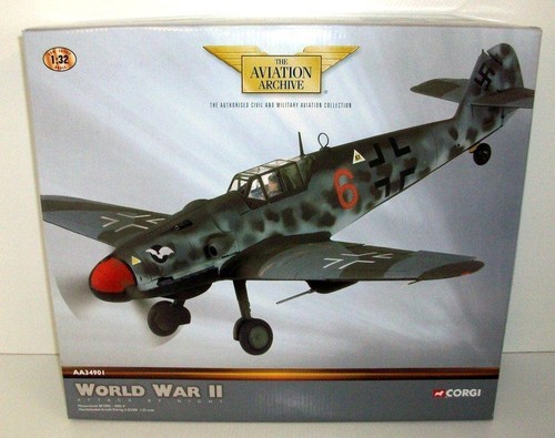 CORGI 1/32 AA34901 MESSERSCHMITT BF109G 'RED 6' OBERFELDWEBEL ARNOLD ...
