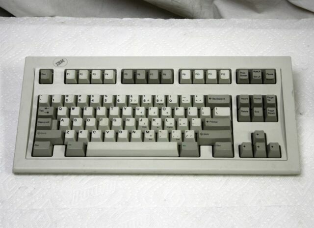 Vintage 1980s IBM 1801449 Model F Clicky Buckling Spring 83 Key ...