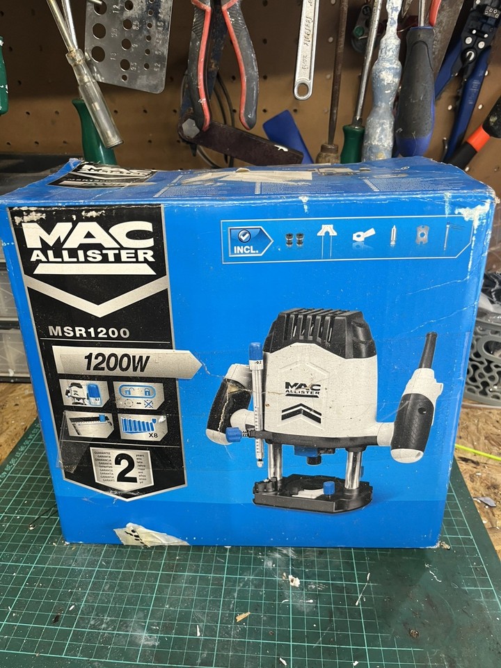 Mac Allister 1200W 220-240V Corded Router MSR1200 | eBay UK