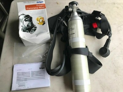 Draeger Escape SCBA Short Hose W/NOVA Mask 15 Minute W/Quick Release ...