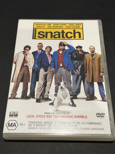 Snatch DVD Brad Pitt Vinnie Jones Benicio del Toro Jason Statham Boxing Movie 9317731022920 ...