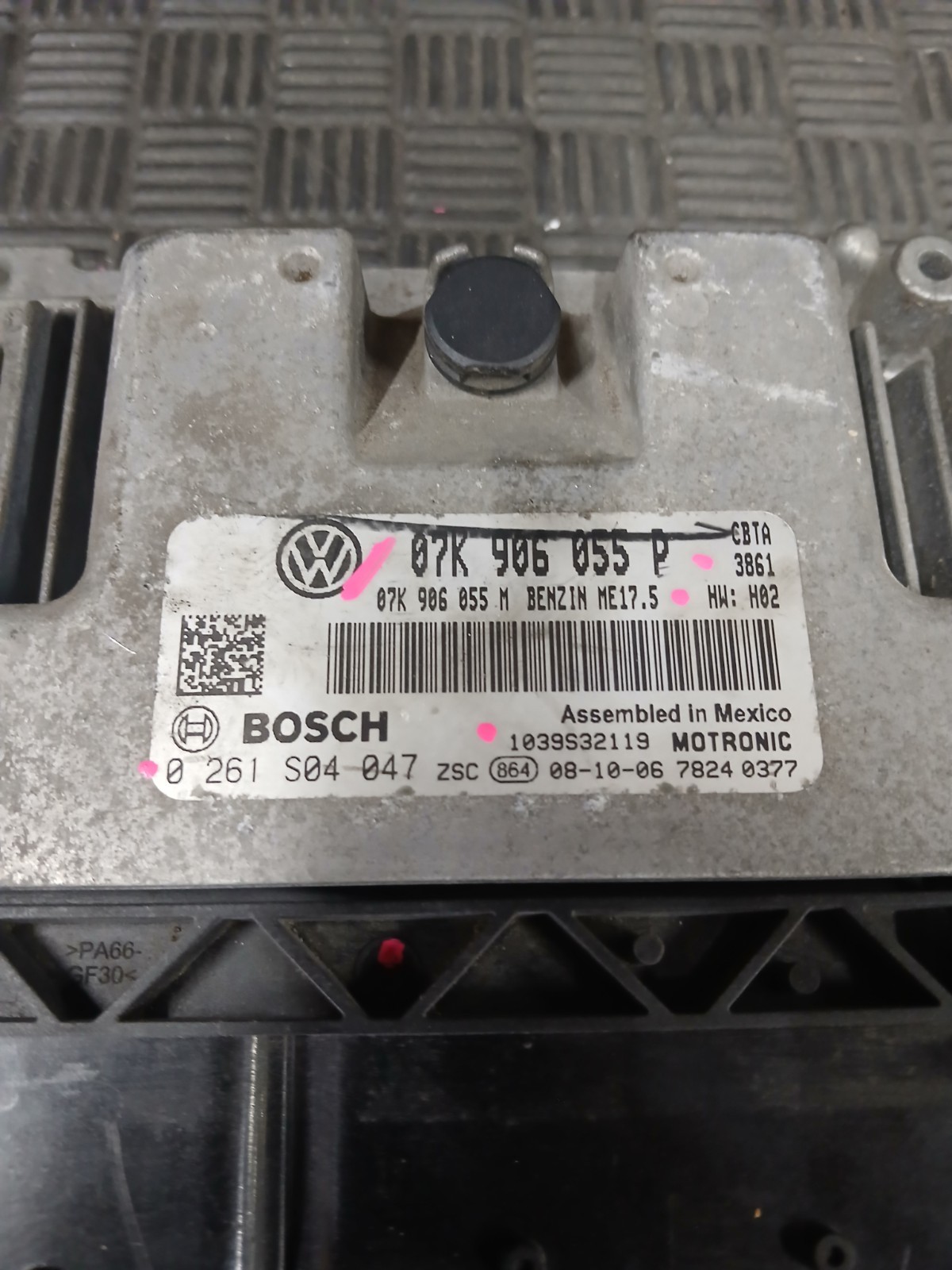 2009 VW VOLKSWAGEN JETTA RABBIT 2.5L Ecm ECU Engine Control Module ...