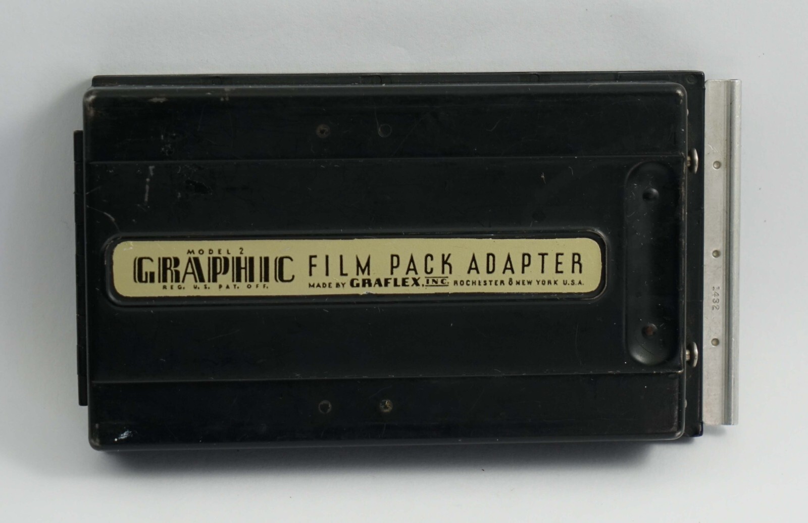 GRAPHIC 2 1/4" x 3 1/4" Film Pack Adapter Model 2 by GRAFLEX Inc. | eBay