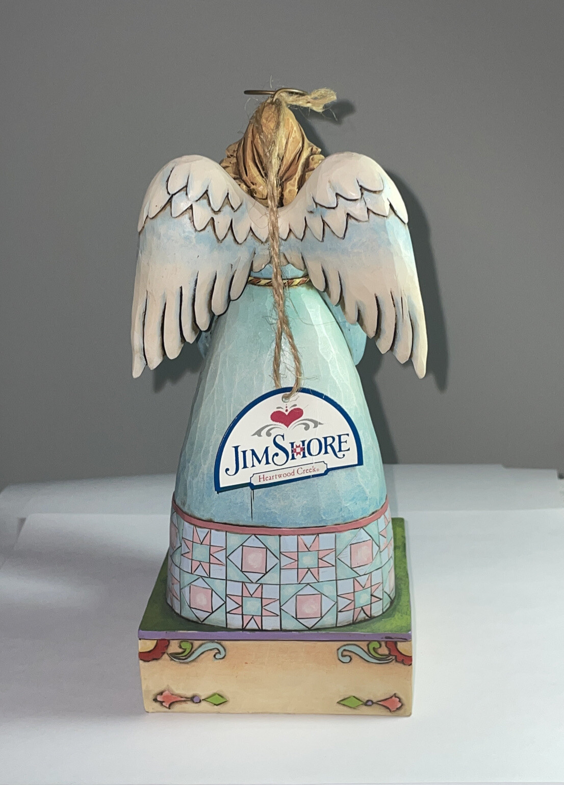 Jim Shore Heartwood Creek Angel & Boy Do This In Remembrance of Me 9 ...
