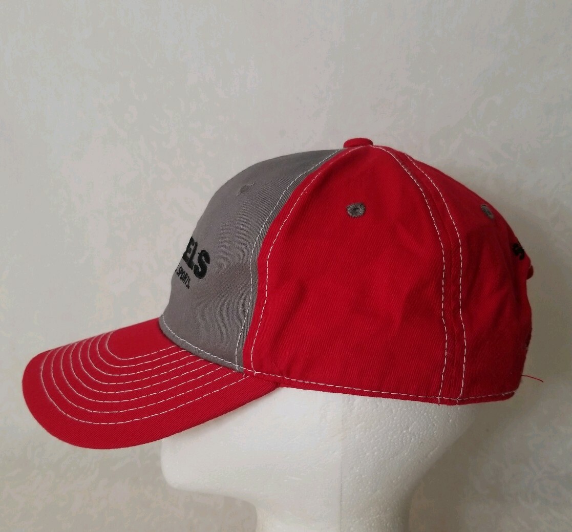 Scheels Gear Passion Sports Company Red & Gray Baseball Hat Cap ...
