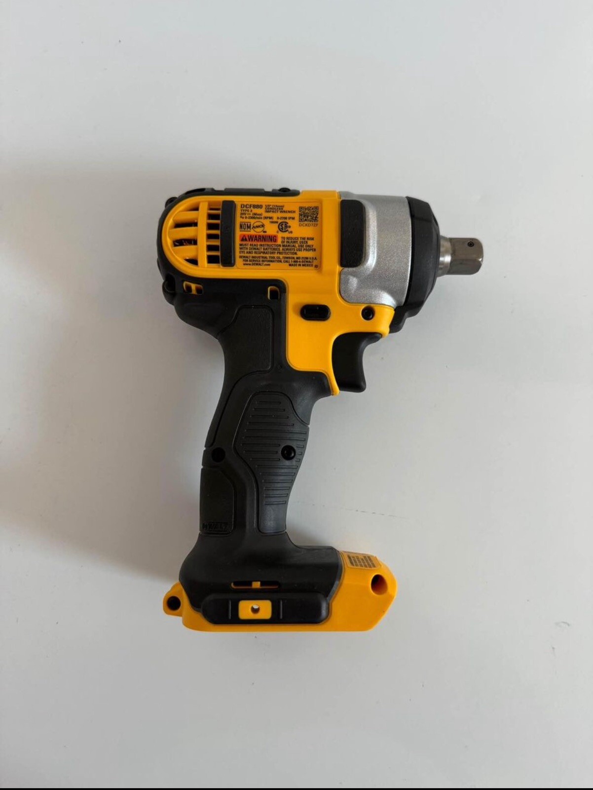 DeWalt DCF880 20V MAX Cordless 1/2 in. Impact Wrench | eBay