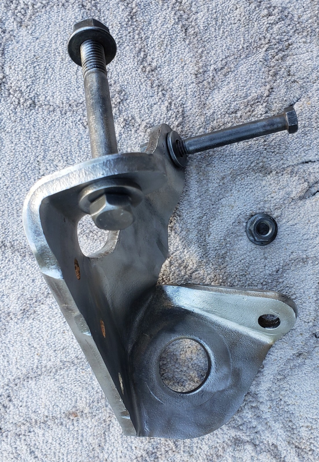 1973 OEM AMC Hornet Driver Side Strut Rod Bracket w/All Connection Nuts ...