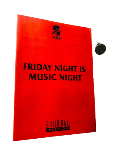 Theatre Program Friday Night is Music Night Guild Hall Preston Vintage ...