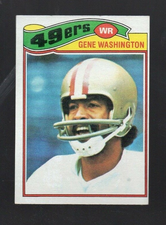 1977 TOPPS GENE WASHINGTON #156 SAN FRANCISCO 49ERS (FREE SHIPPING) | eBay