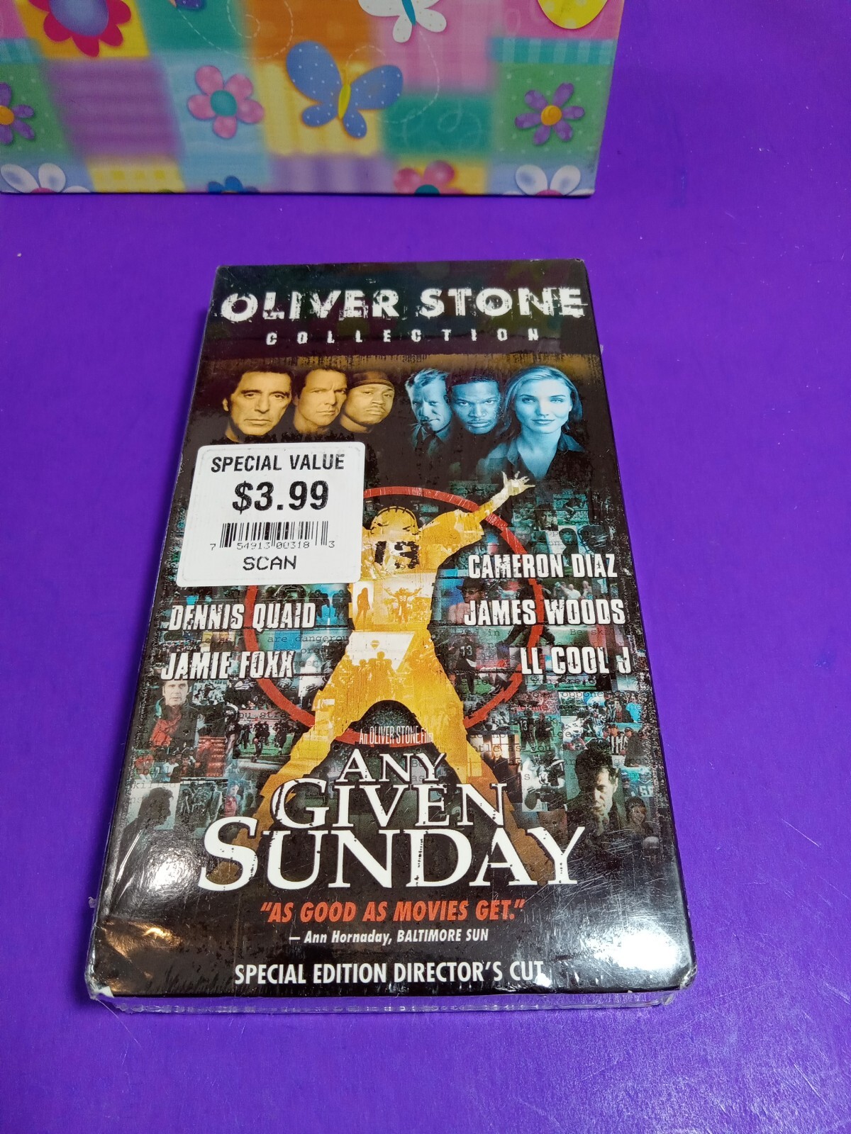 Any Given Sunday (VHS, 2001, Oliver Stone Collection Directors Cut New ...