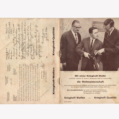1960s Vintage Krieghoff Gun Catalog, Hunting Guns Collectible, Sporting ...