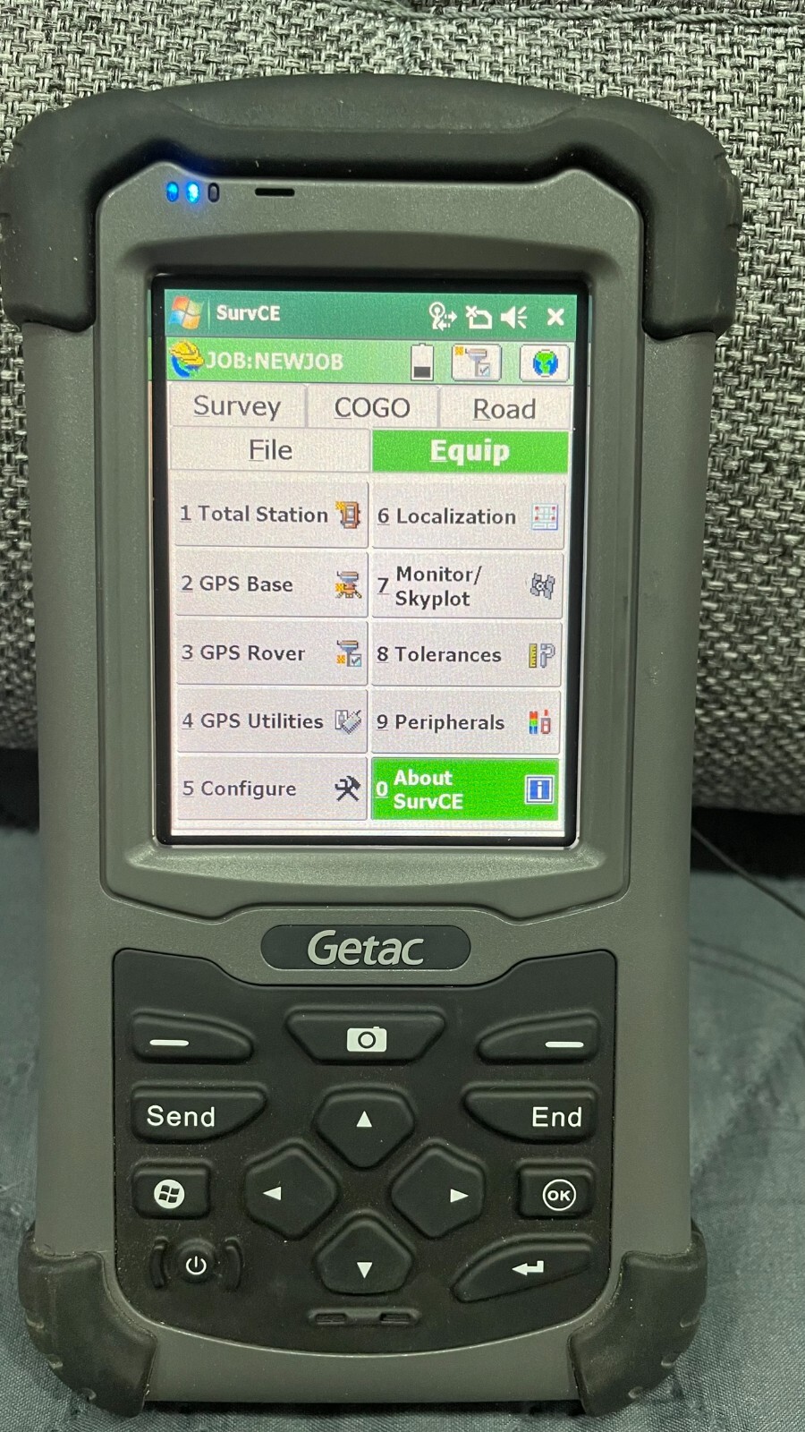 GETAC PS236 , SURVCE 4, Fieldgenius 11, GPS RTK Surveypro 6.2 , trimble ...
