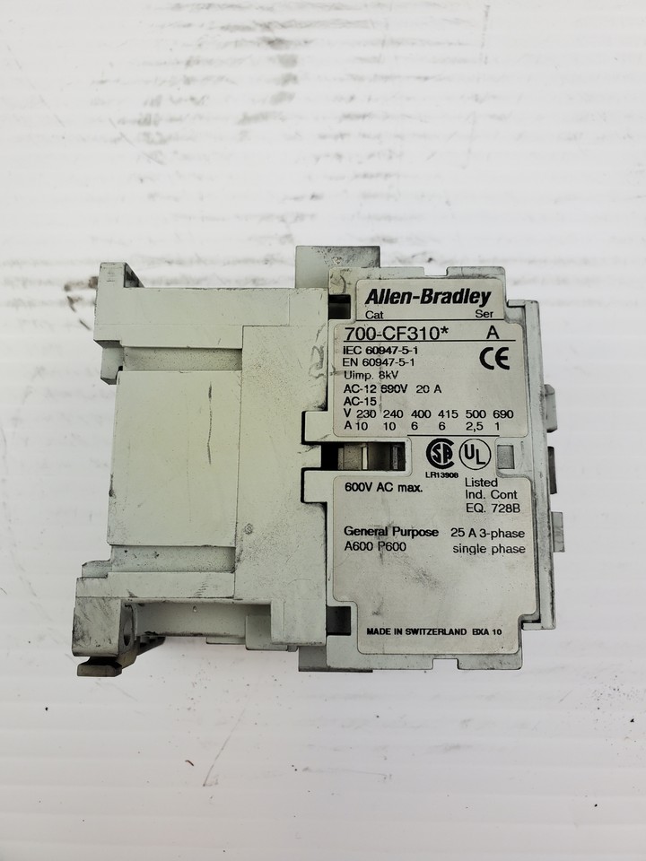 Allen-Bradley 700-CF310* Control Relay Series A 600 VAC Max | eBay