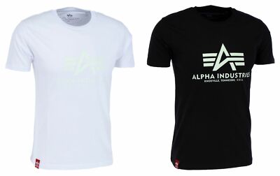 ALPHA INDUSTRIES BASIC T KRYPTONITE Herren T-Shirt | eBay.de