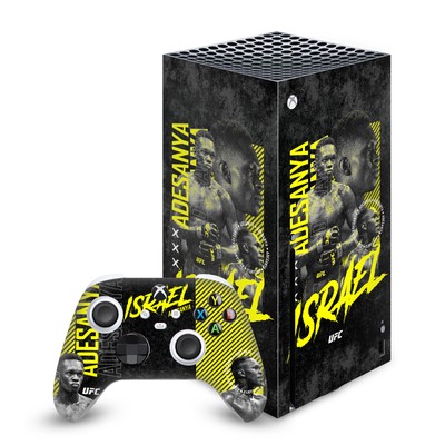 OFFIZIELLE UFC ISRAEL ADESANYA VINYL SKIN FOR SERIES X CONSOLE ...