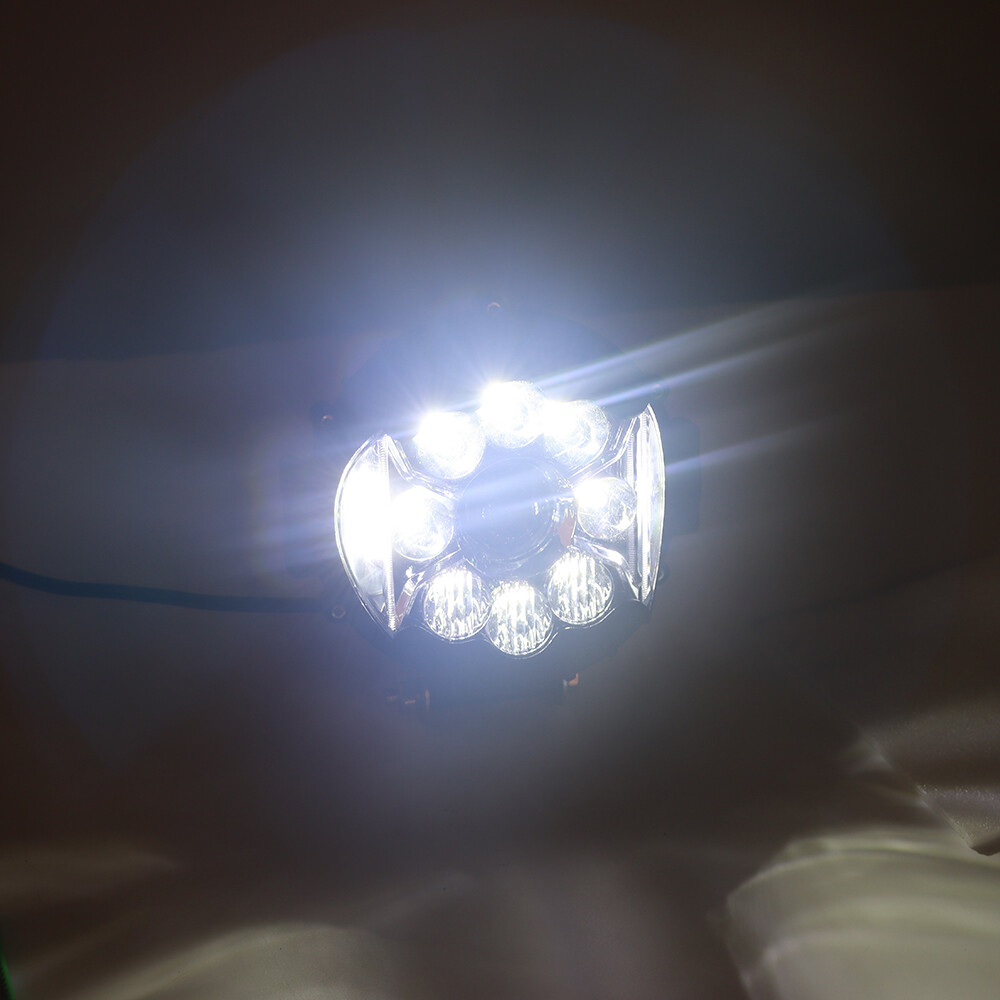 4pcs 7inch Round LED Work Lights Offroad 4WD UTE ATV SUV Truck Driving ...