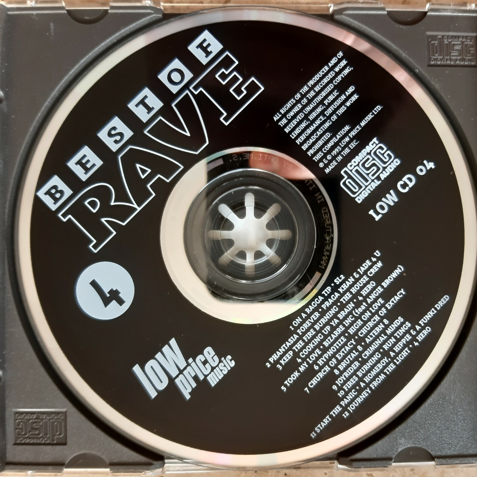 CD Best of Rave - Volume Four 4 1993 90s Techno Old Skool Praga Khan ...