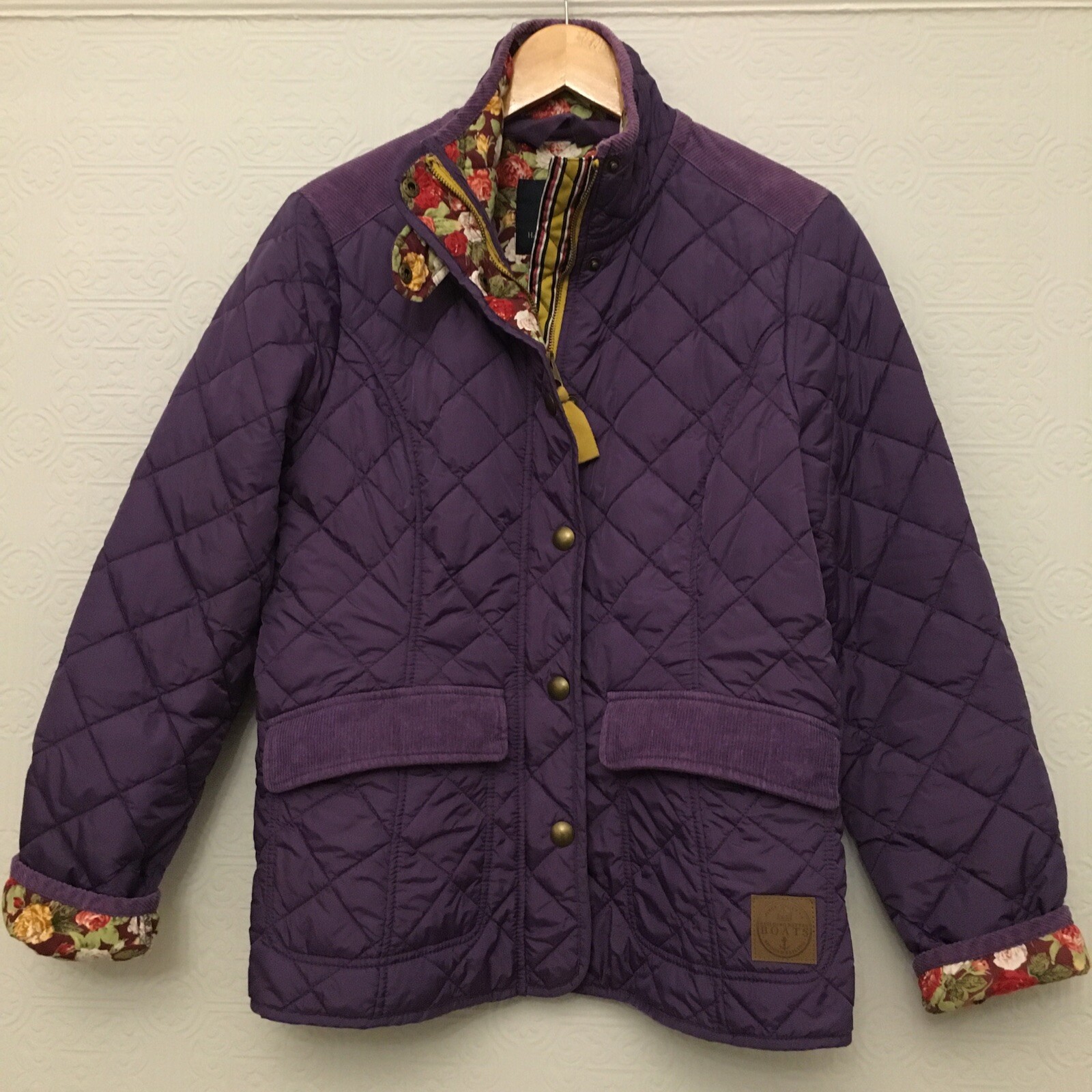 Signature Harvey & Jones quilted jacket size 10- Flor… - Gem
