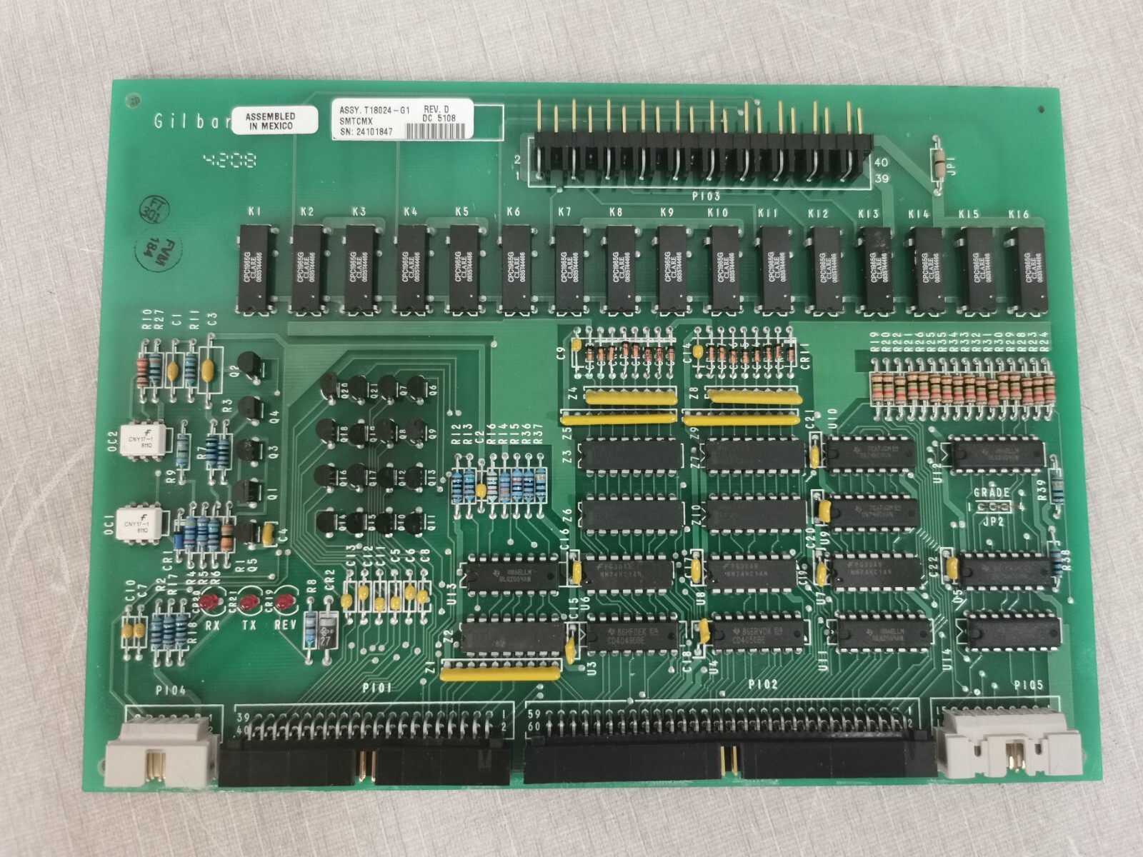 Gilbarco ASSY T18024-G1 Rev. D Control Board - NEW W/O BOX | eBay