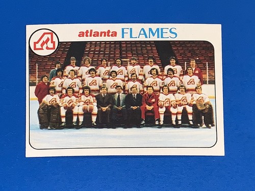 1978-79 Topps Atlanta Flames Team Checklist Hockey Card #192 Set Break ...