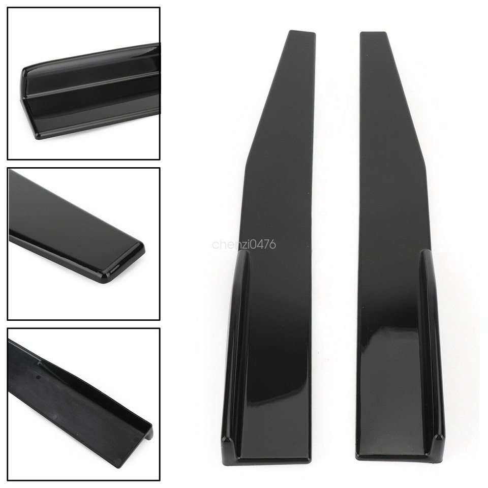 For Volvo C30 C40 C70 Glossy Black Front Bumper Lip Spoiler Splitter ...