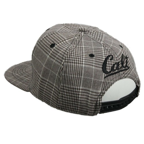 Baseball Cap CALI Sun Hat CA Check Snapback Flat Bill Hip Hop ...