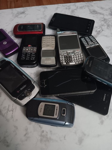 Lot of 12 pcs Assorted Cell Phones For Parts, Scrap or Gold Recovery | eBay