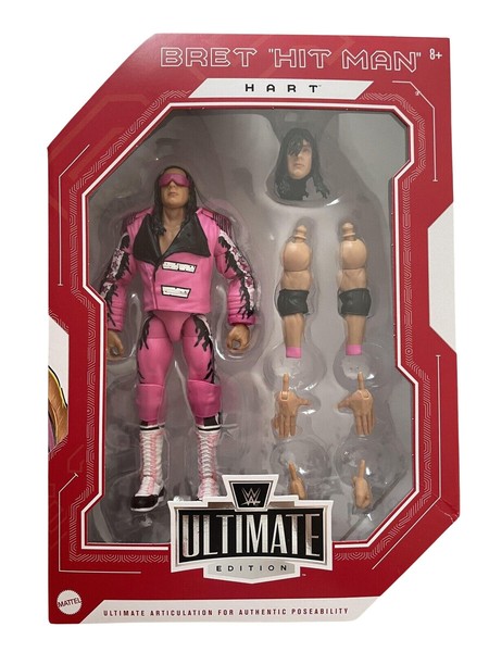 Mattel WWE Ultimate Edition Bret "Hit Man" Hart Action Figure (GYC22 ...
