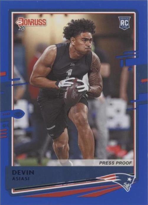 2020 Panini Donruss - Rookie Devin Asiasi #296 Press Proof Blue (RC) for sale online | eBay