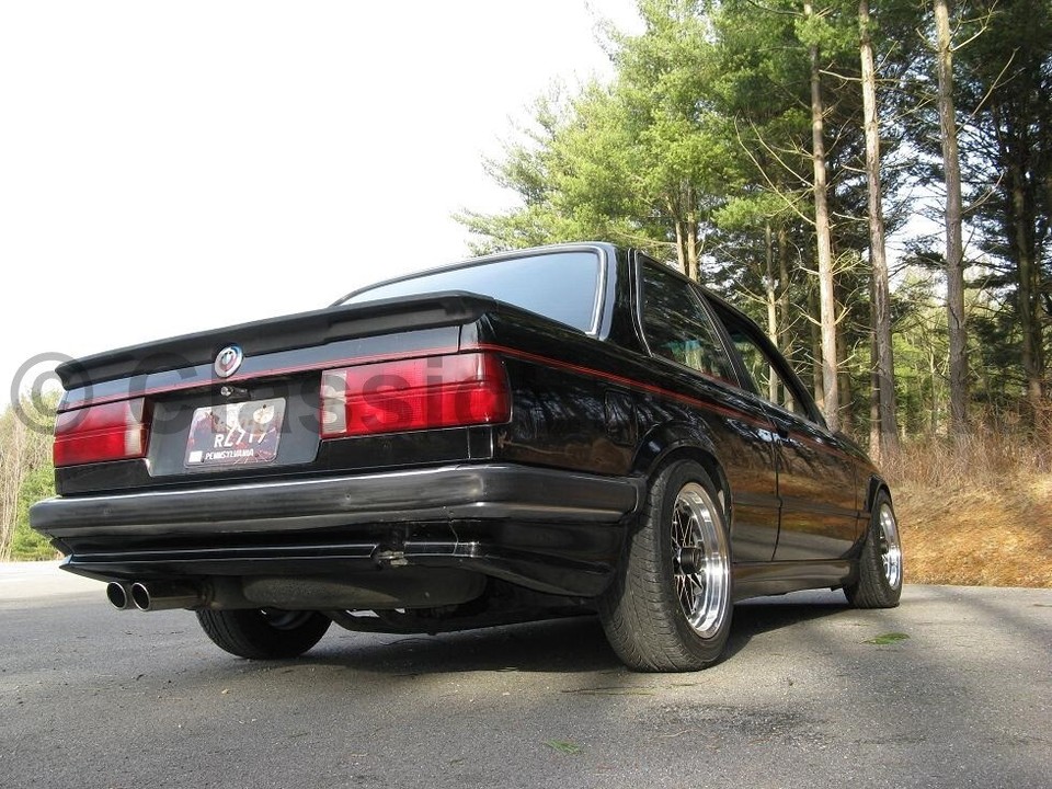 Euro rear bumper valance apron spoiler for BMW E30 Early model Zender ...