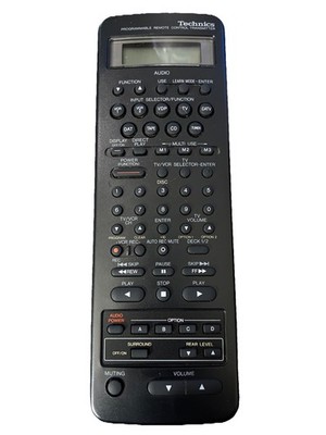 TECHNICS EUR66636 HOME AUDIO RECEIVER REMOTE CONTROL SA-DX930PK SA ...
