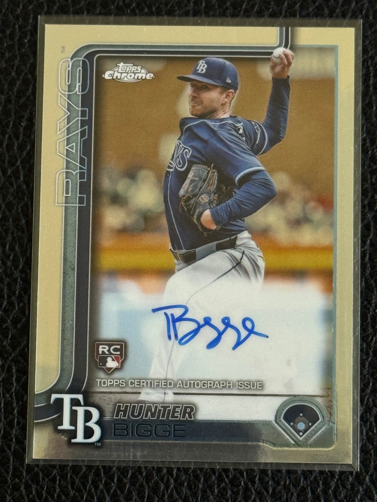 Hunter Bigge 2025 Topps Chrome #RA-HBI Rookie Autographs - Printing ...
