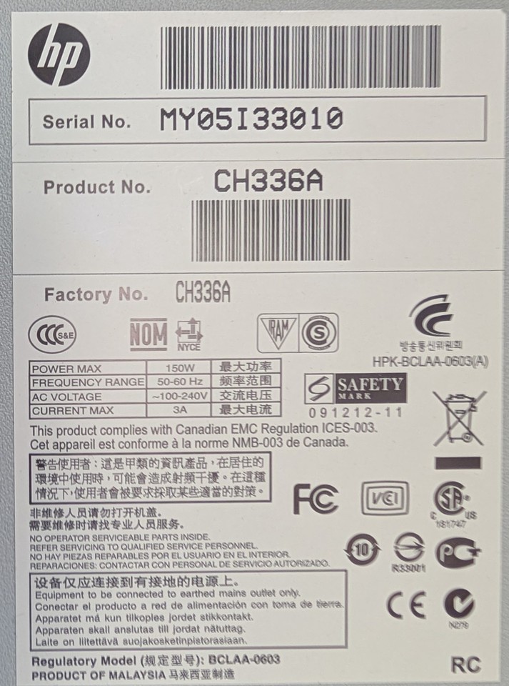 HP DesignJet 510 Plotter 42" Wide Roll Color Printer Inkjet CH336A | eBay