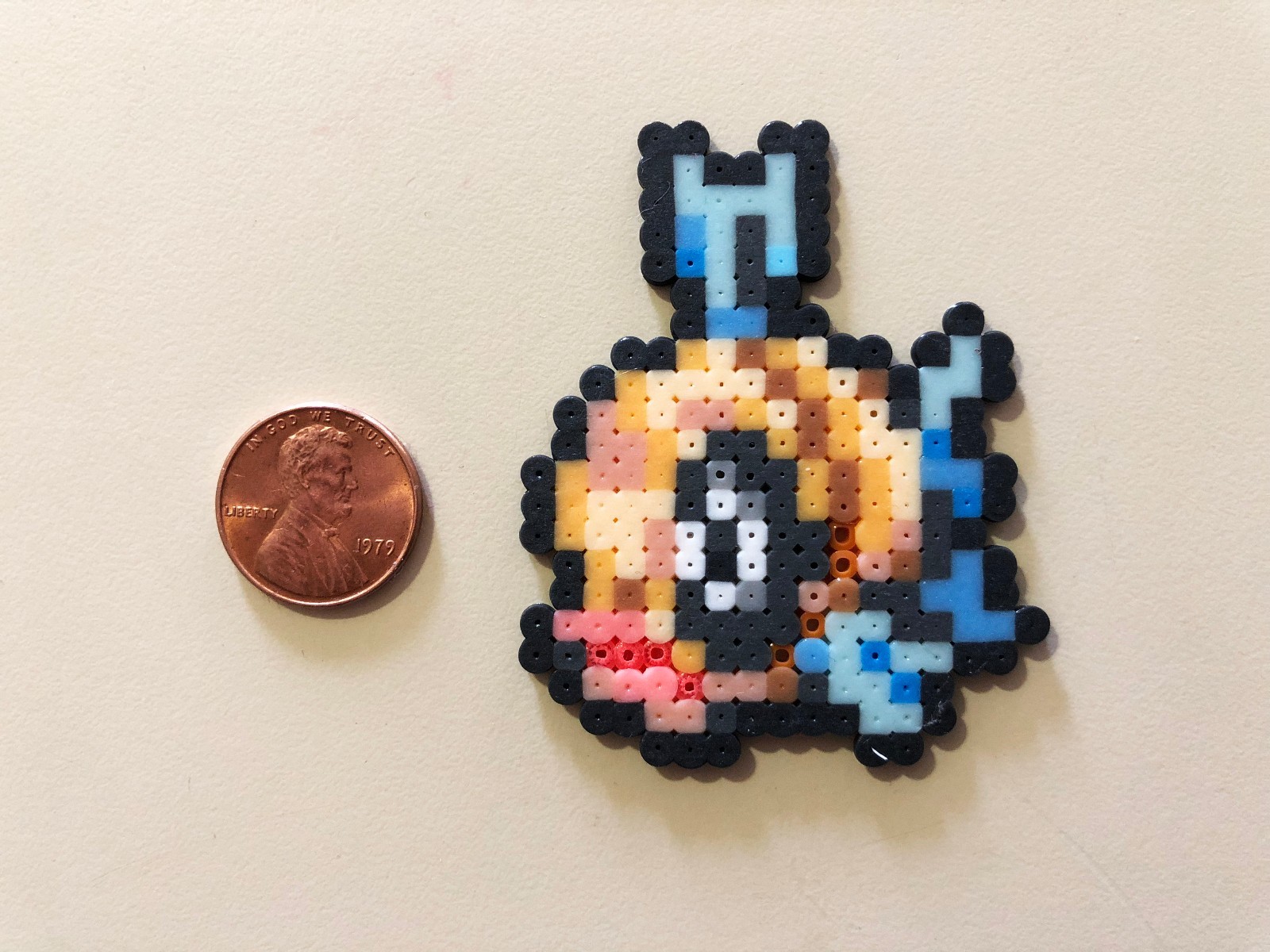 FEEBAS POKEMON FISH MINI BEAD SPRITE PERLER HAMA ARTKAL PIXEL ART ICON ...