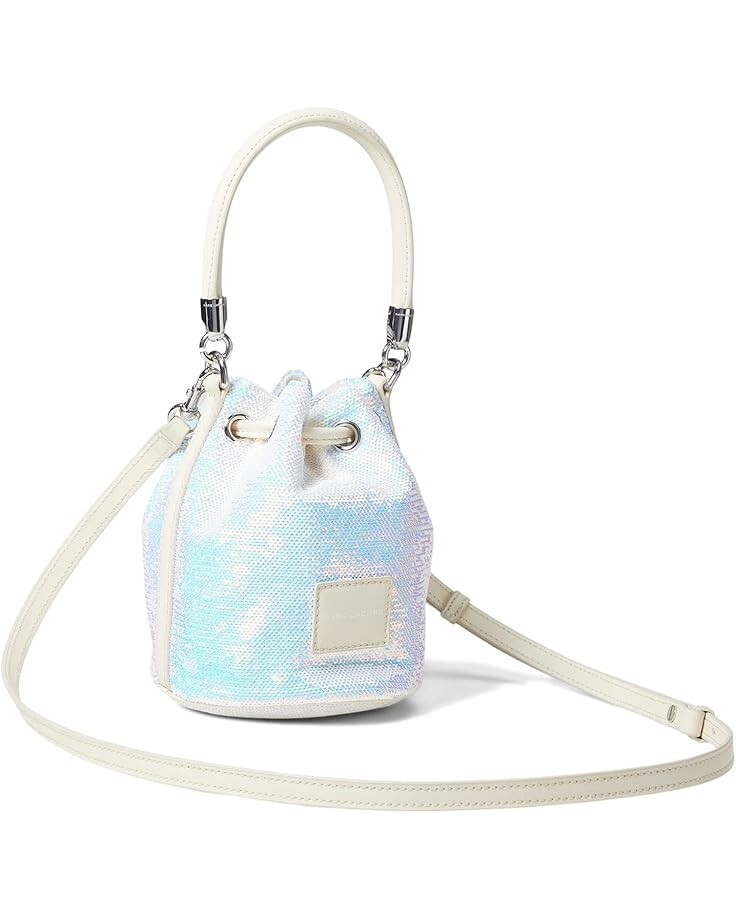 Marc Jacobs The Micro Women Iridescent Sequin Detachable Strap Bucket ...