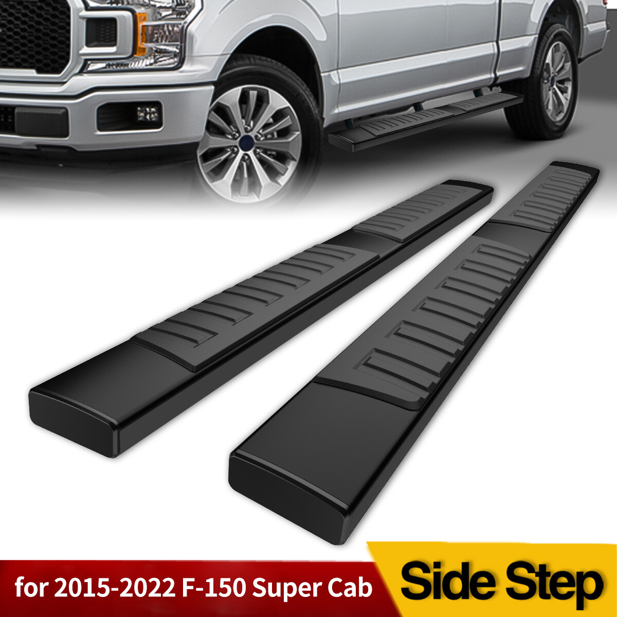 6" Running Boards for 2015-2025 Ford F-150 Super Cab Nerf Bars Side ...